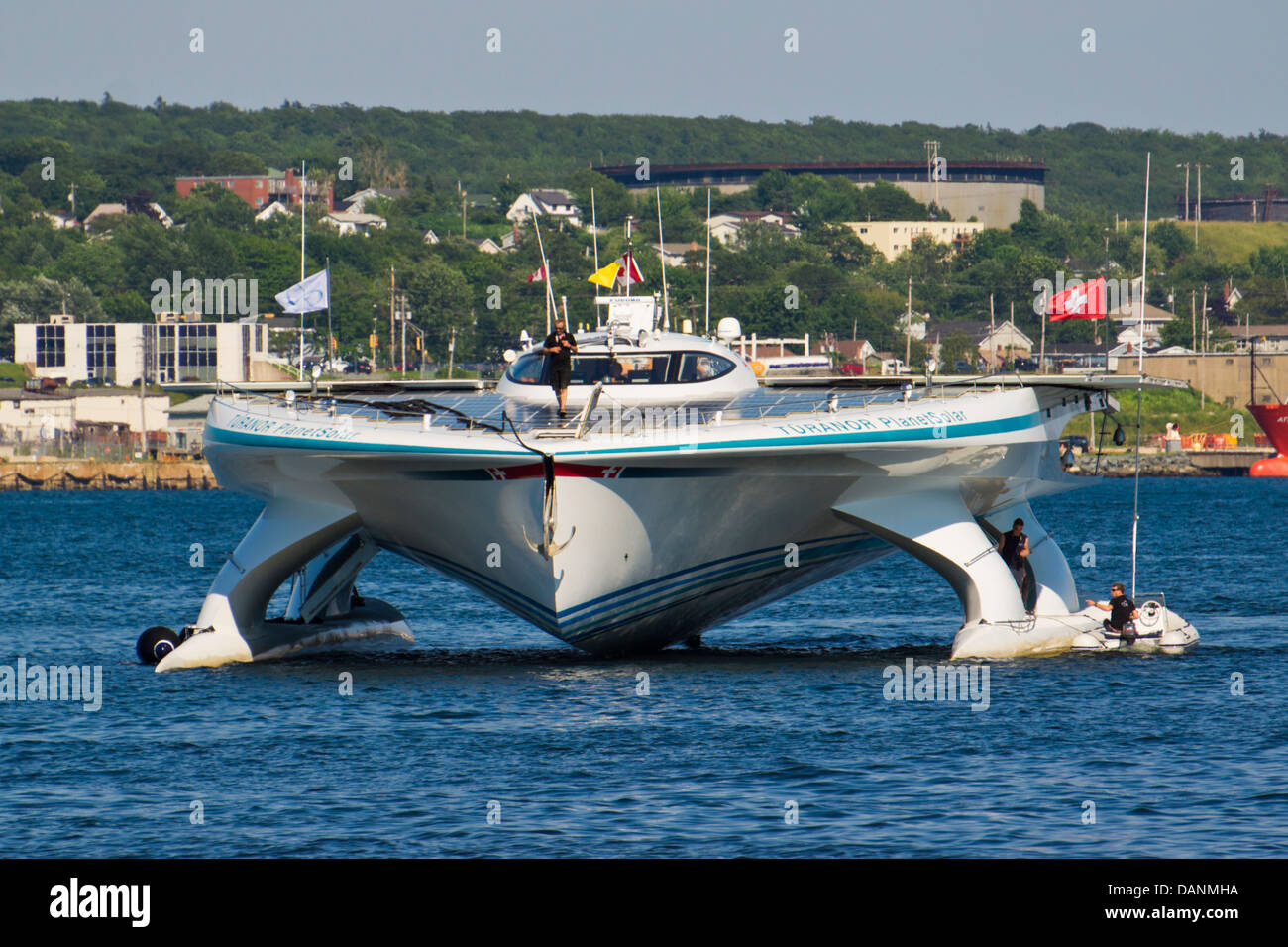 PlanetSolar's Turanor, the world's largest solar powered vessel, visits ...