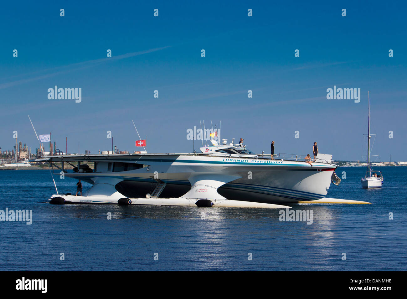 PlanetSolar's Turanor, the world's largest solar powered vessel, visits ...