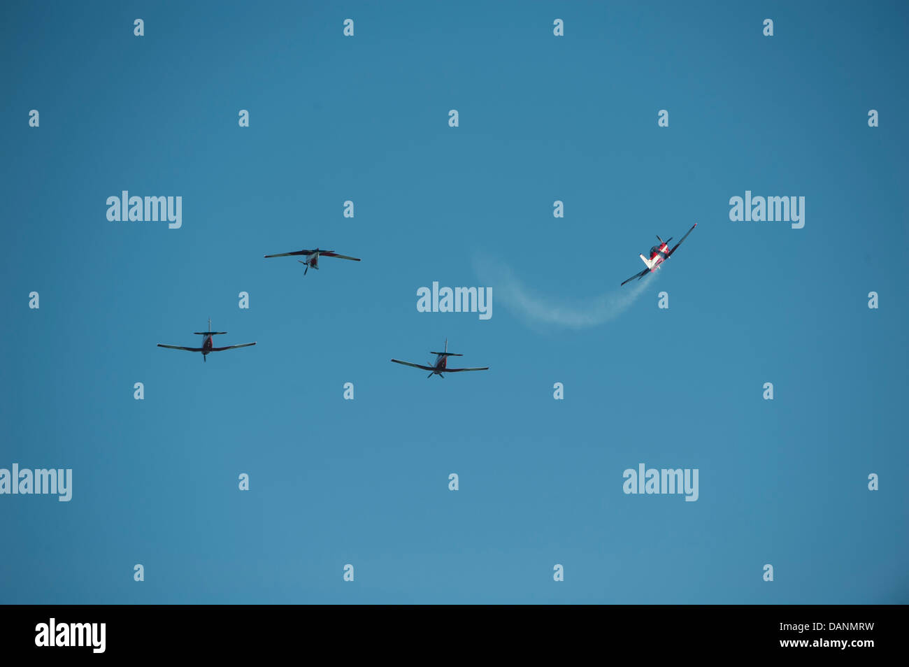 The Roulettes Air Show Stock Photo - Alamy