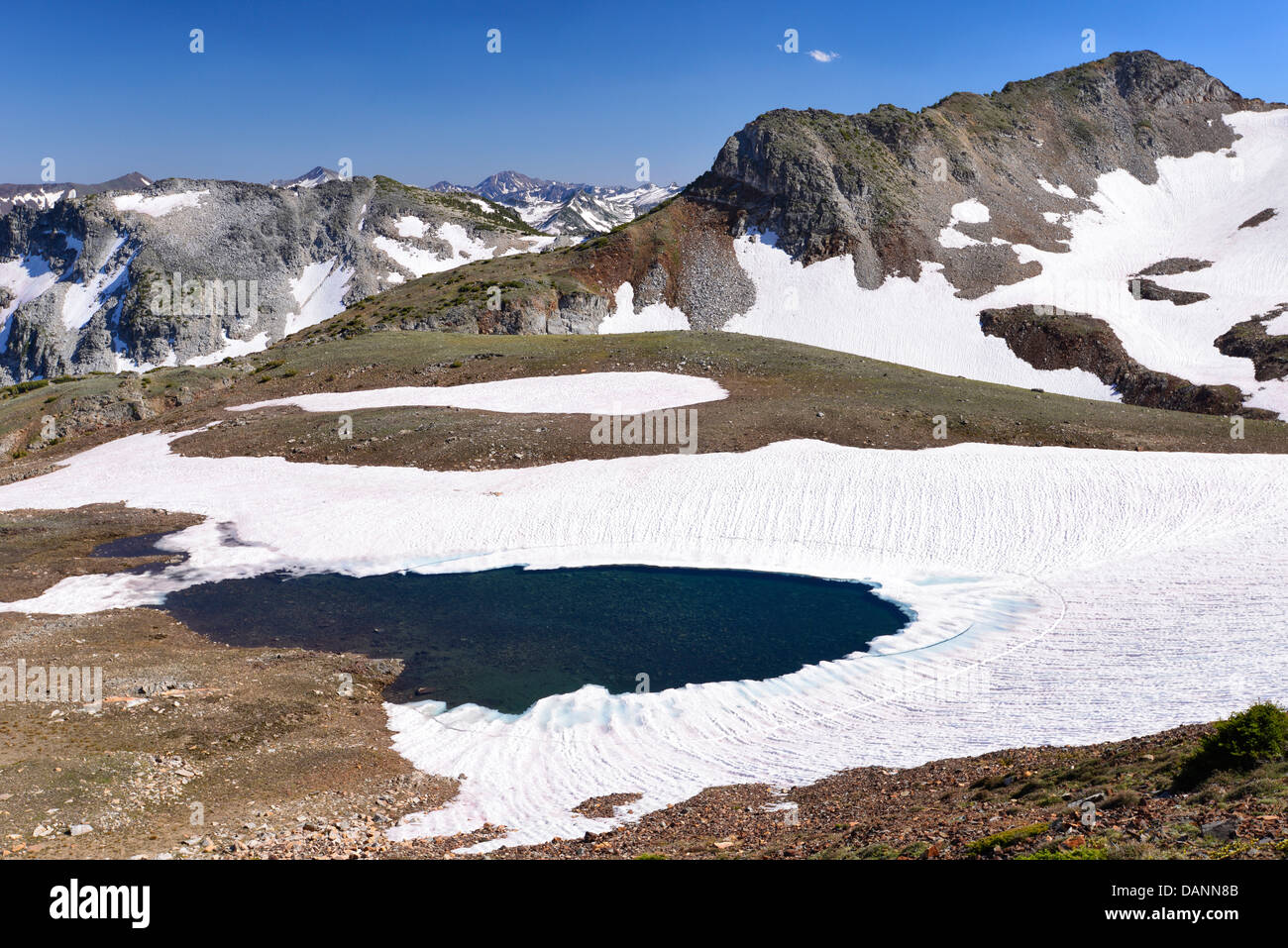 Alpine lake high in Oregon's Wallowa Mountains Stock Photo - Alamy