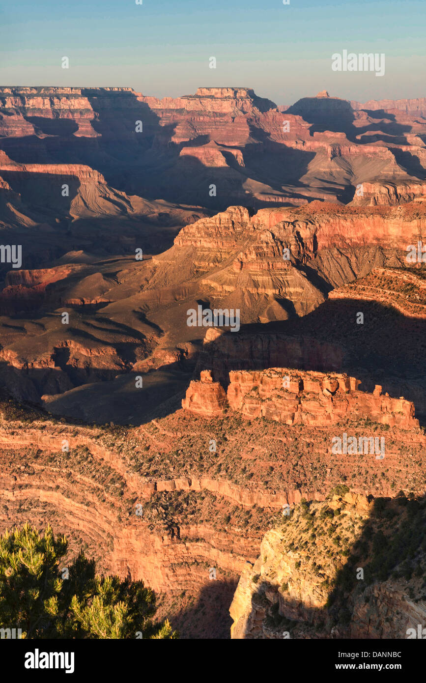 sunset at Hopi Point, Grand Canyon National Park, Arizona Stock Photo ...