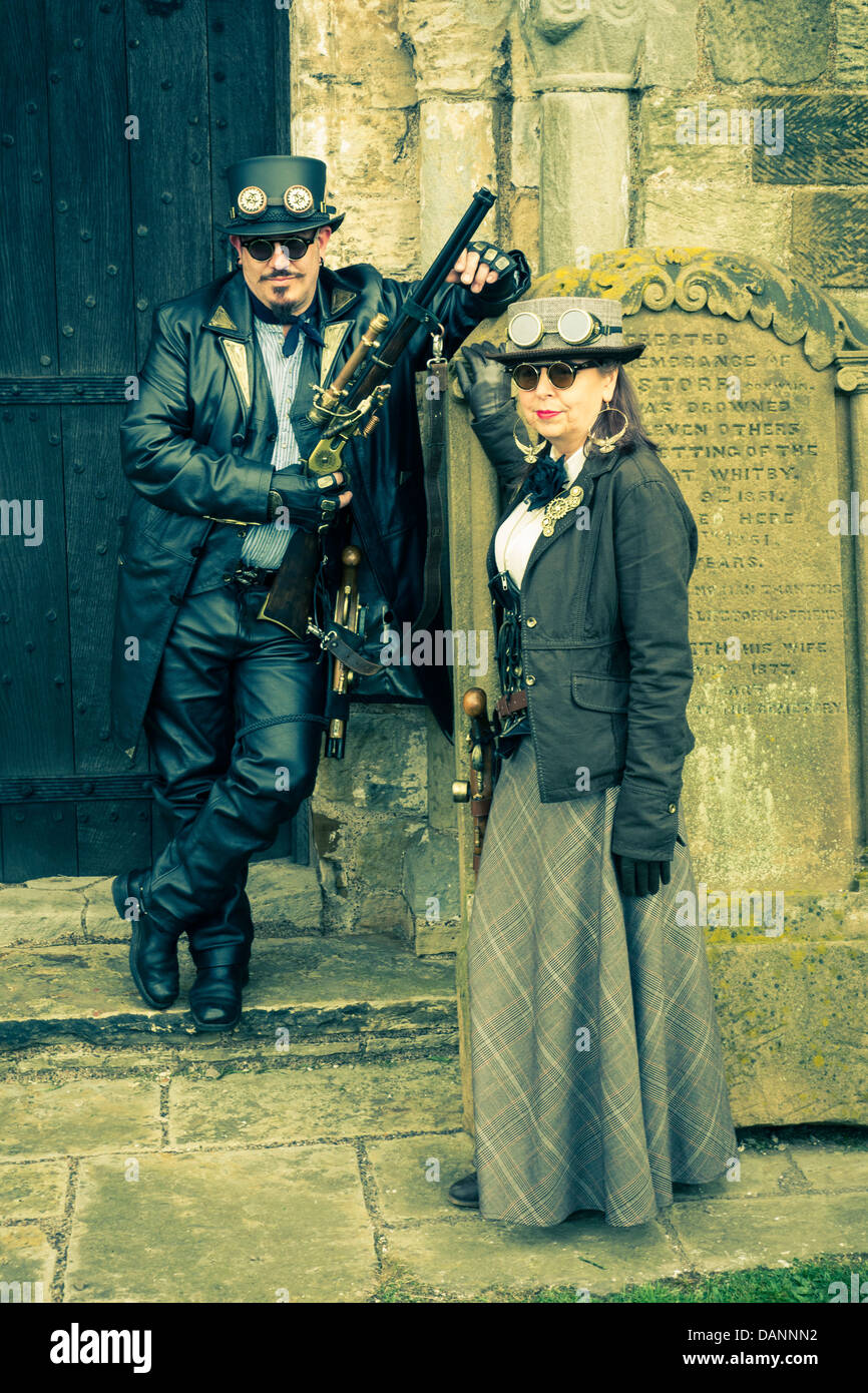 Whitby Gothic Weekend, North Yorkshire Stock Photo - Alamy