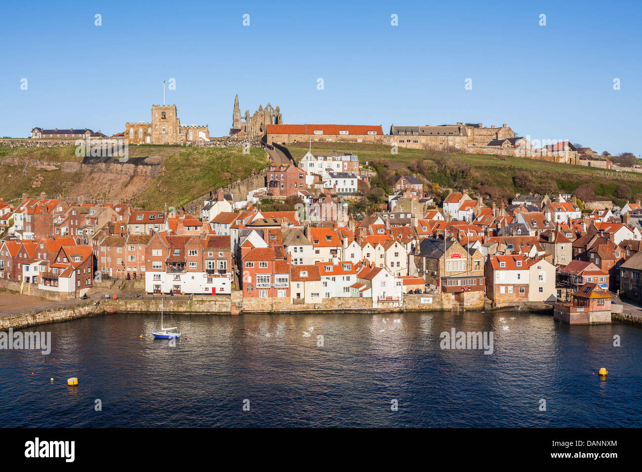 View over whitby hi-res stock photography and images - Alamy