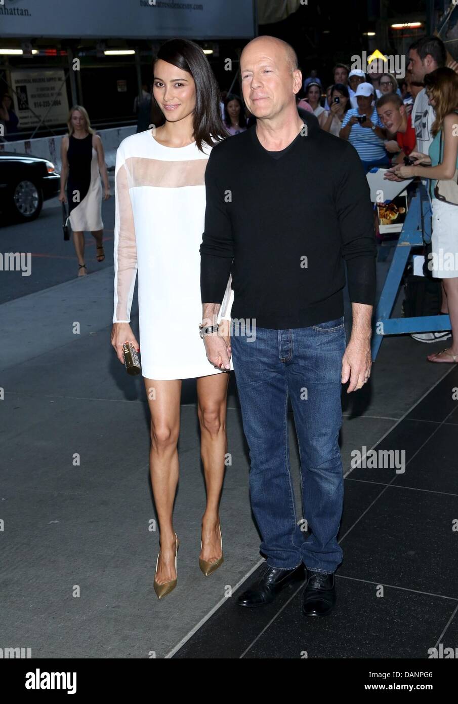 New York, NY. 16th July, 2013. Emma Heming Willis, Bruce Willis at ...
