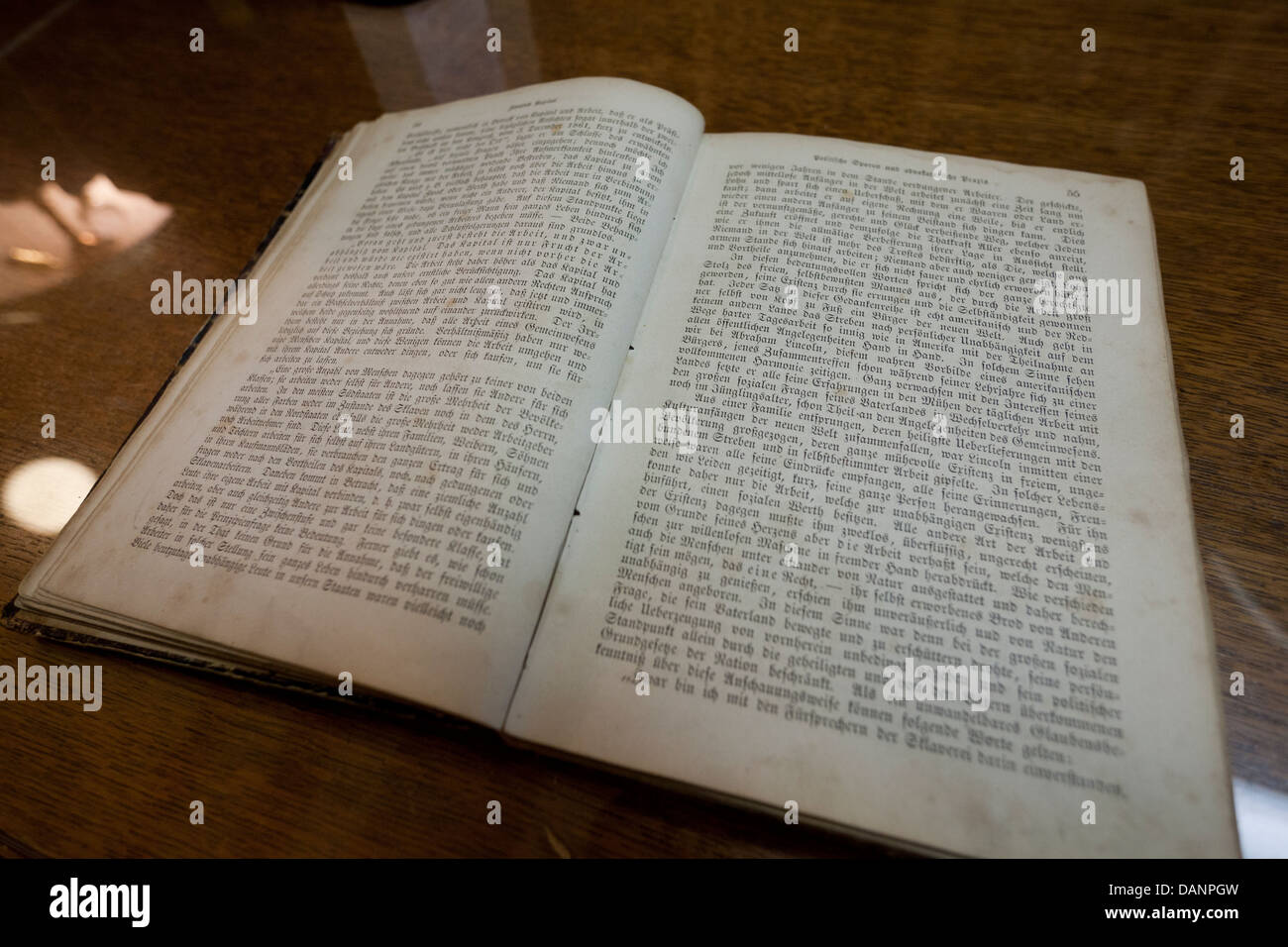 Antique German book Stock Photo - Alamy