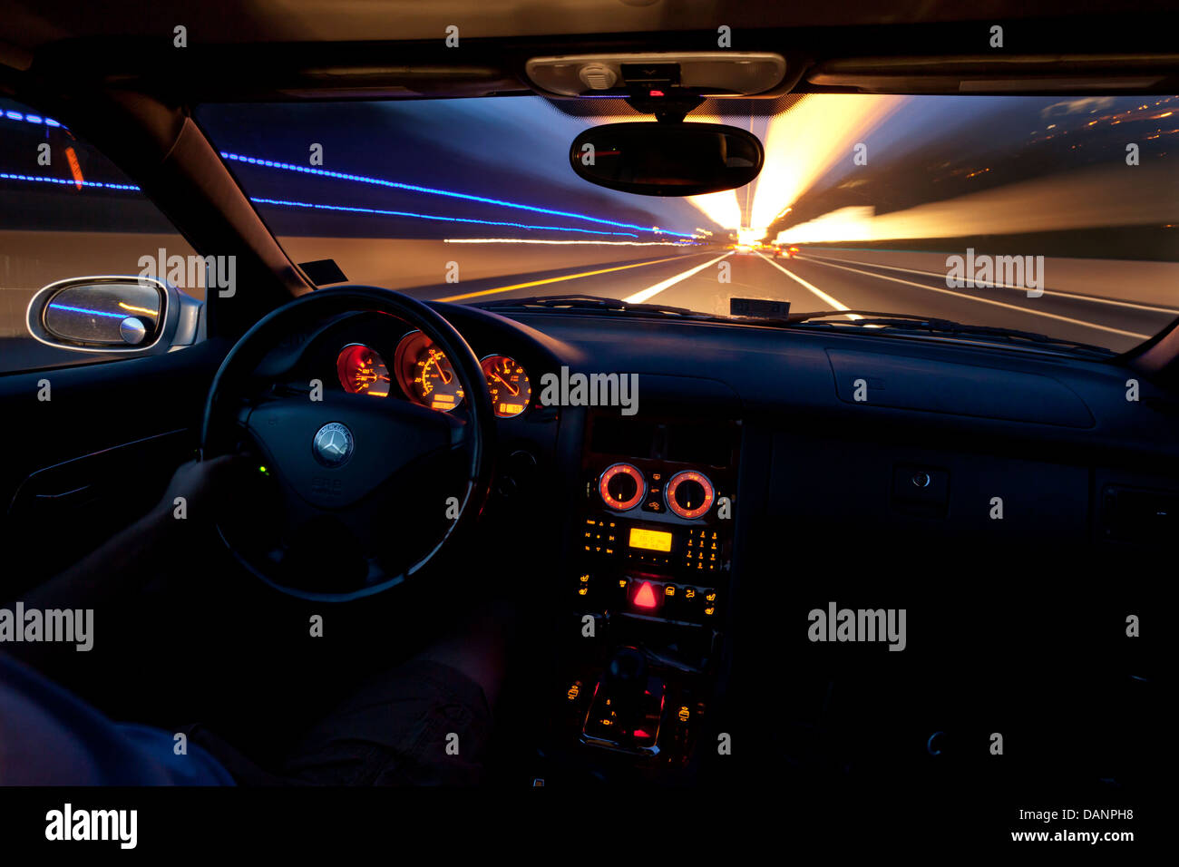 Driving behind steering wheel hi-res stock photography and images - Alamy