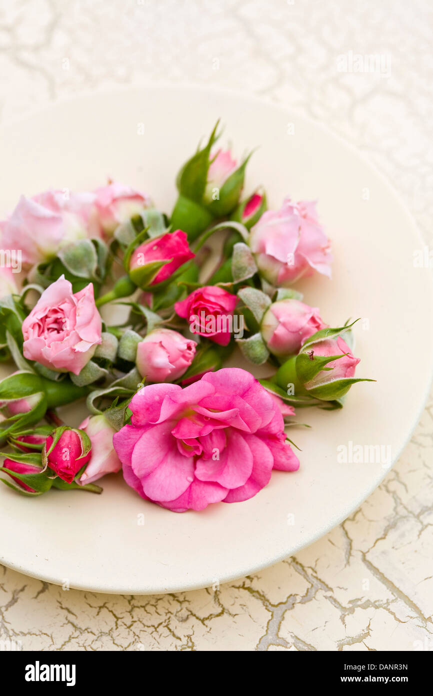 Edible flowers rose hi-res stock photography and images - Alamy