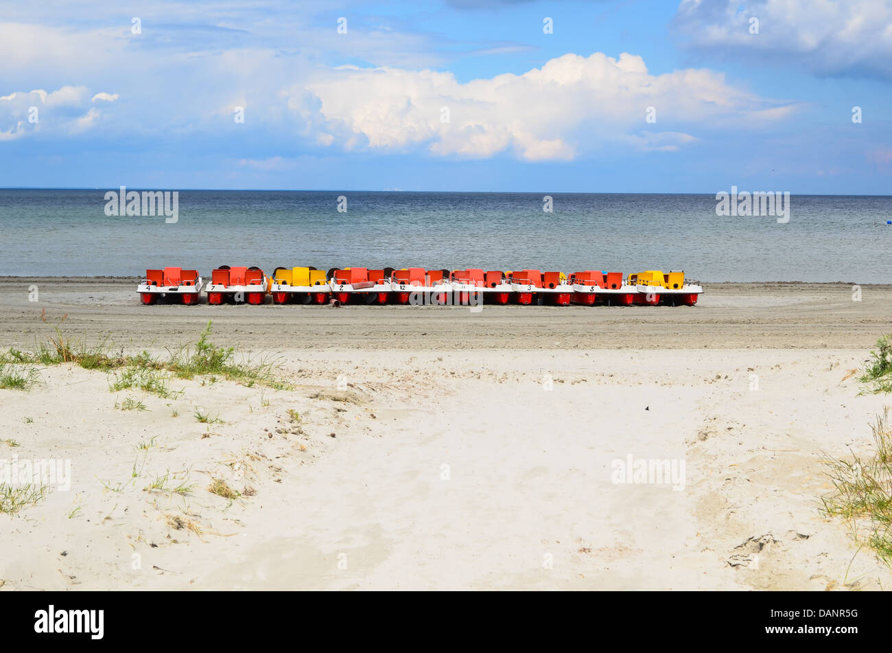 Water pedal boat beach hi-res stock photography and images - Alamy