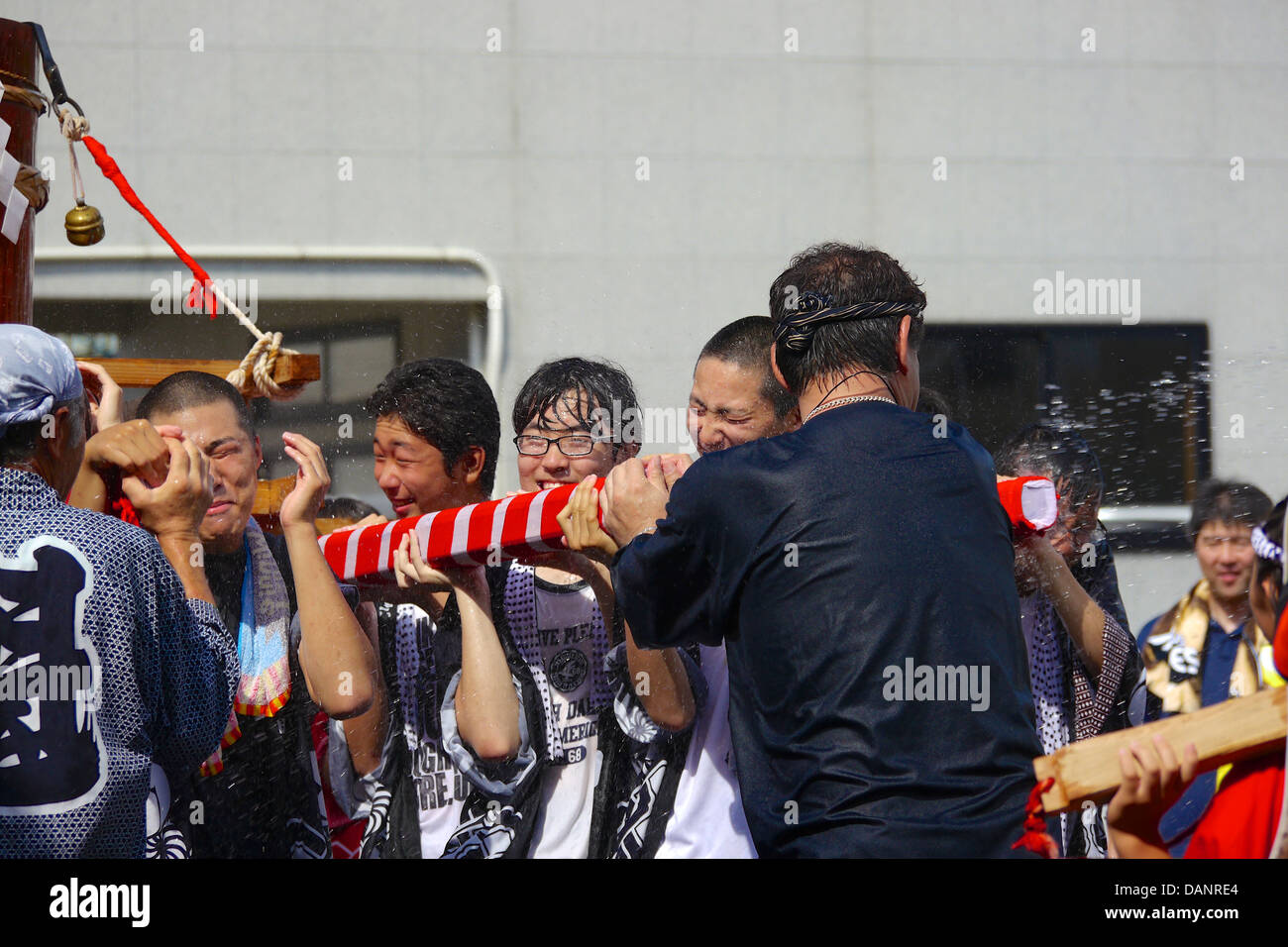 Shimizu Water Festival at Misato Akita Prefecture Japan during Summer ...