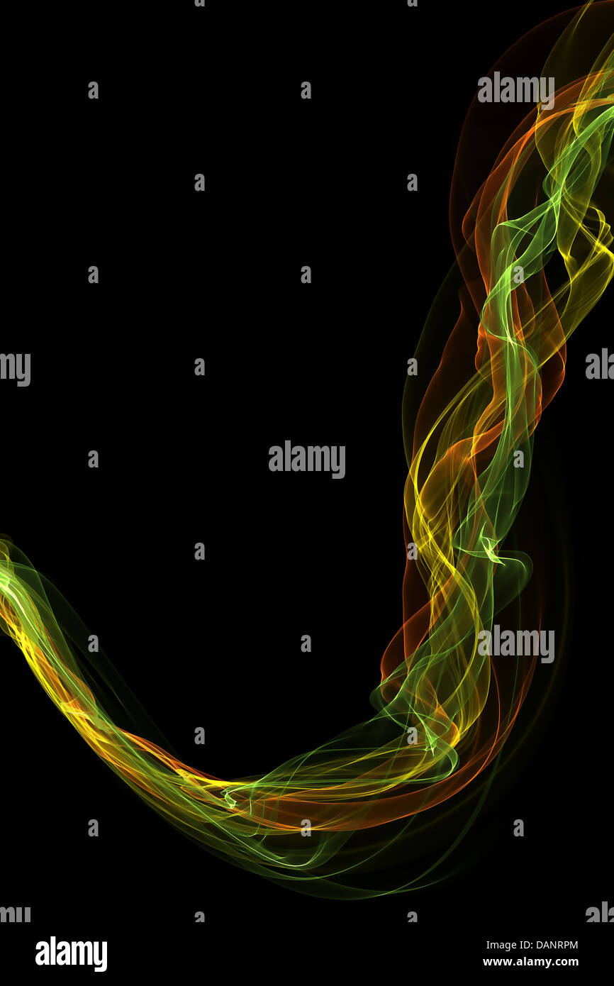 abstract colorful smoke waves Stock Photo - Alamy