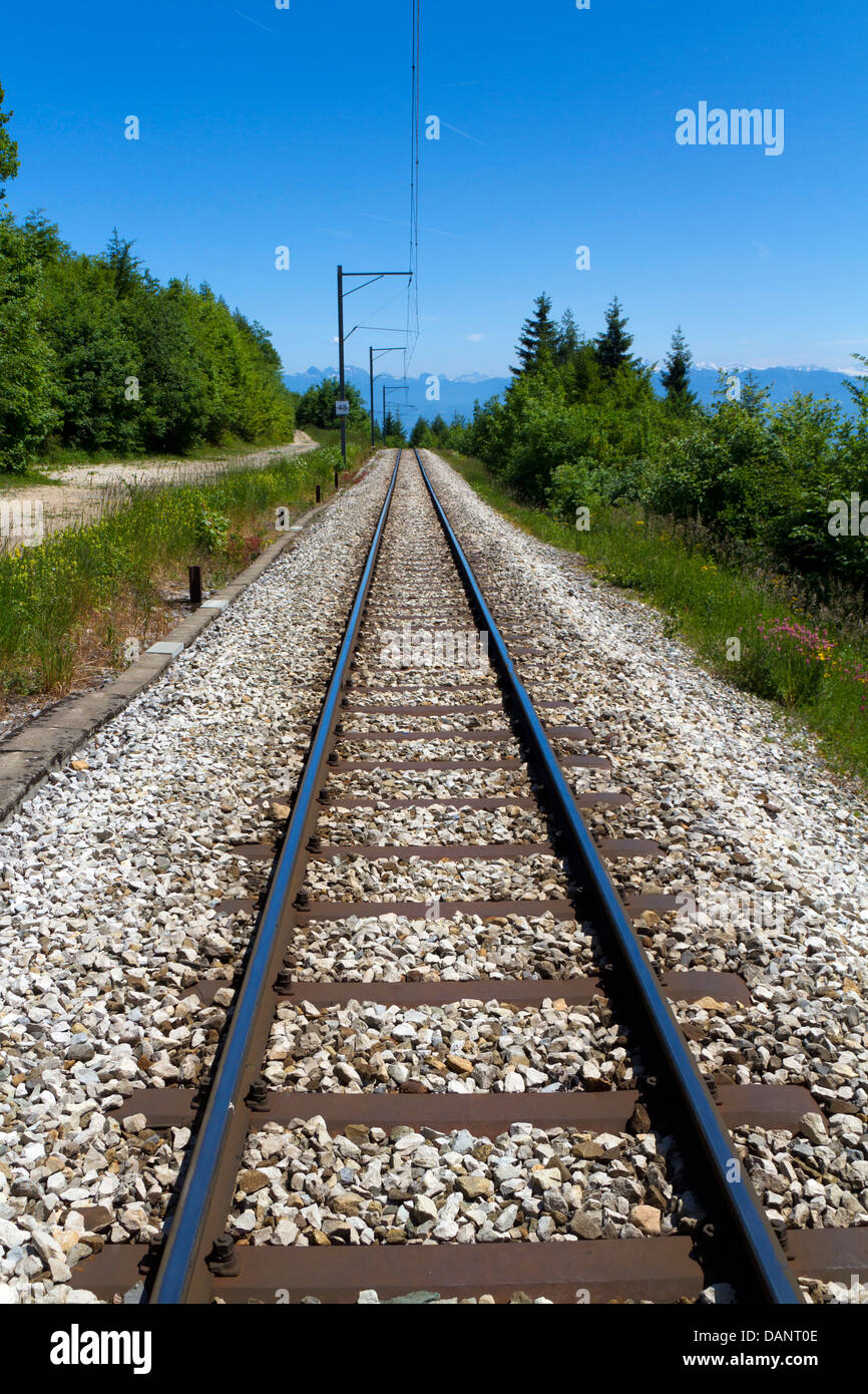 railway in mountains Stock Photo - Alamy
