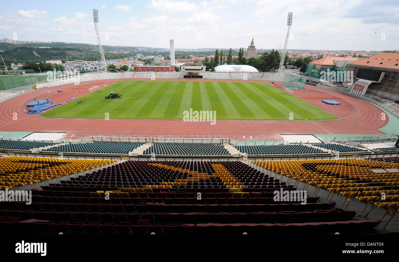 Dukla Prague, stadium Stock Photo - Alamy