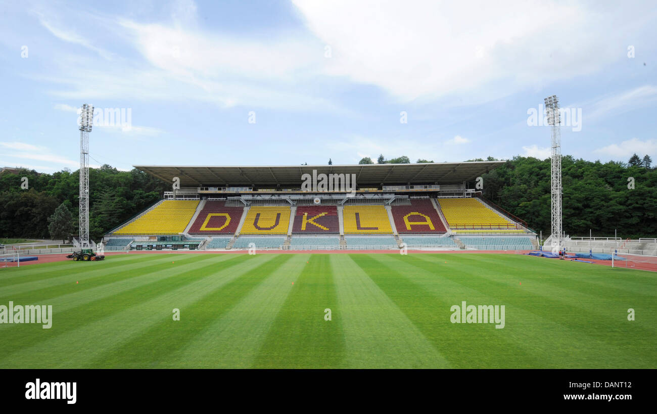 Dukla Prague, stadium Stock Photo - Alamy