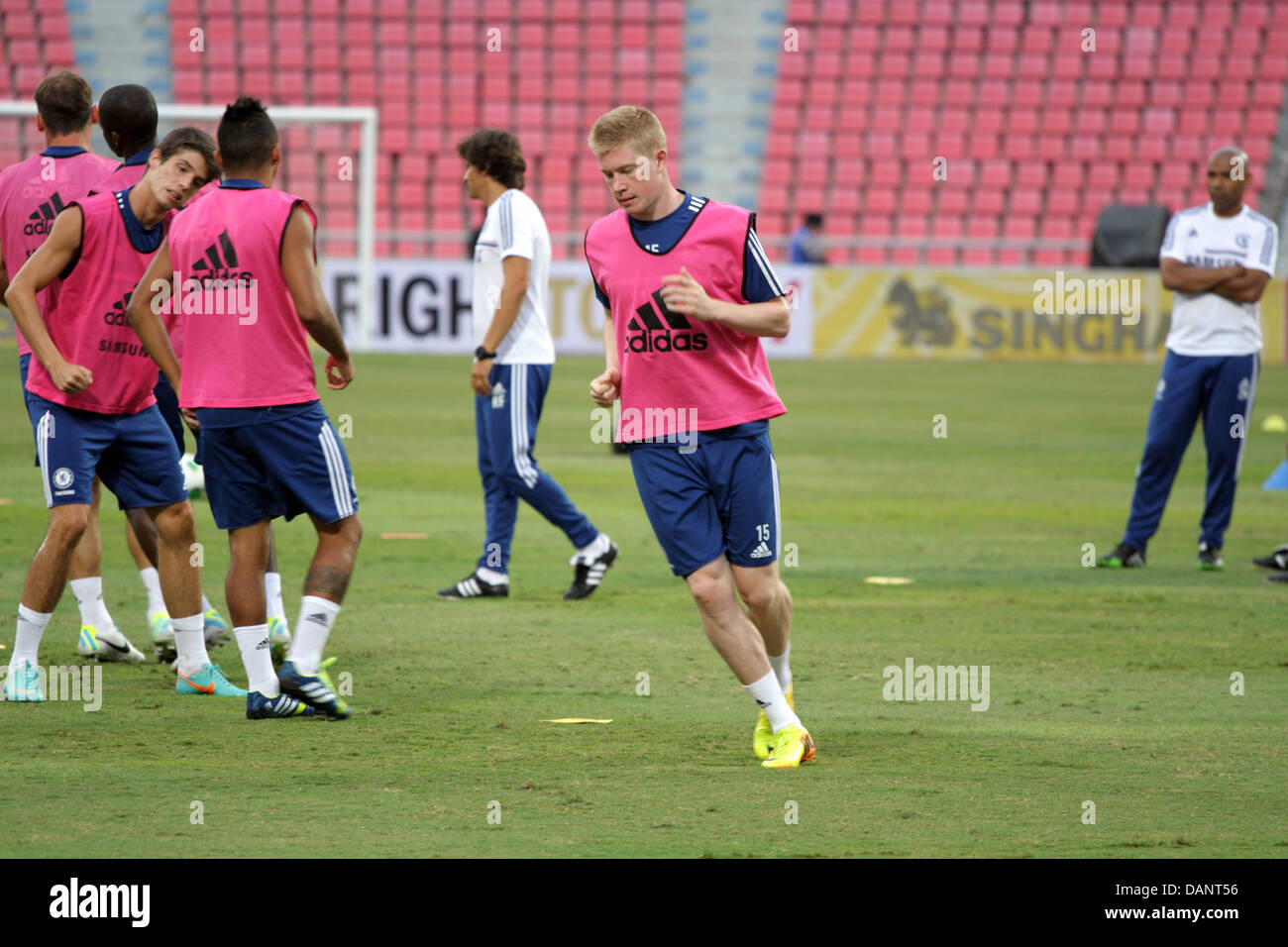 Bangkok, Thailand. 16th July, 2013. Chelsea FC's Kevin de Bruyne during ...