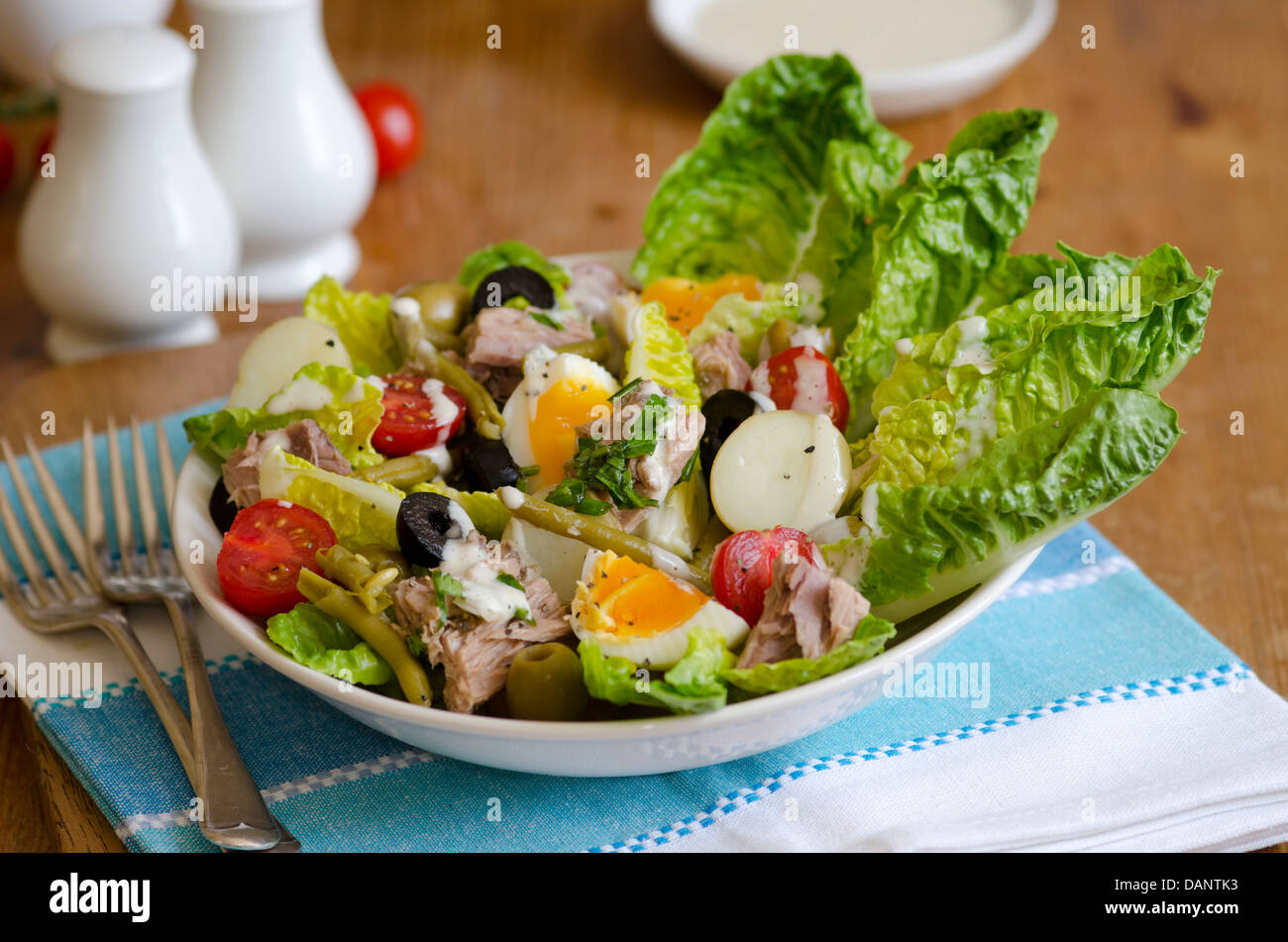 Nicoise salad boiled potato hi-res stock photography and images - Alamy