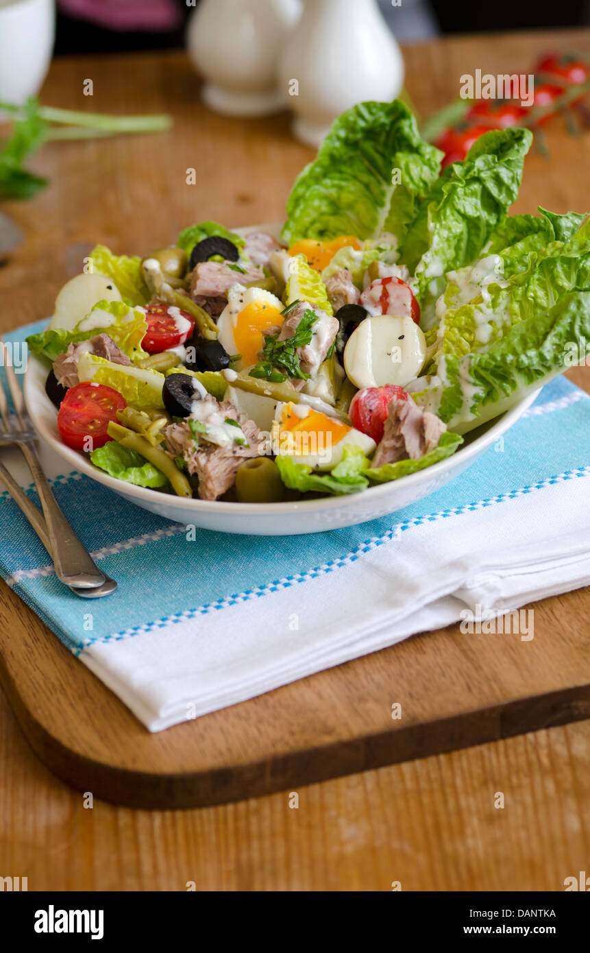 Nicoise salad boiled potato hi-res stock photography and images - Alamy