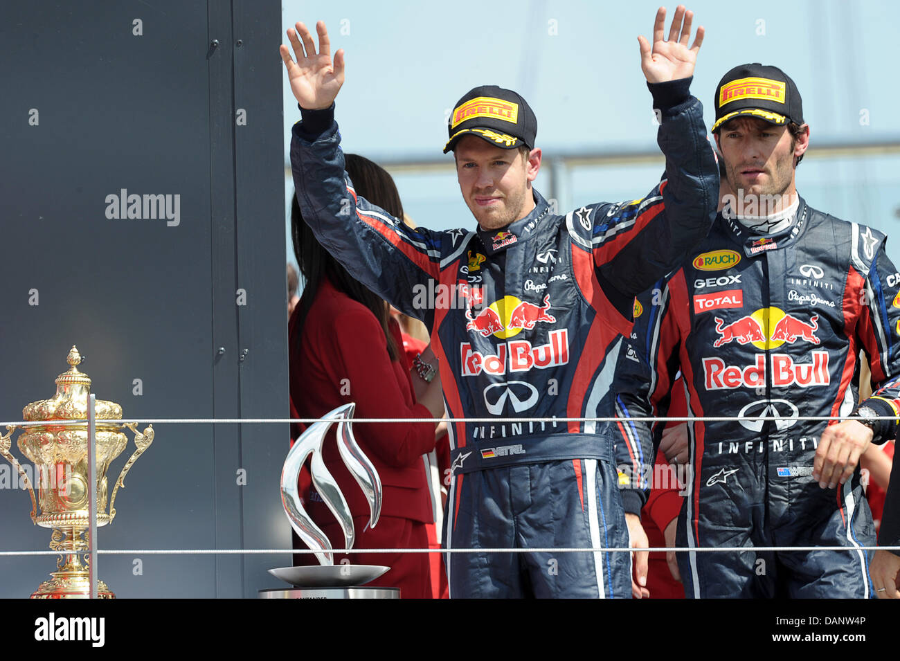 Sebastian vettel and mark webber 2011 hi-res stock photography and ...