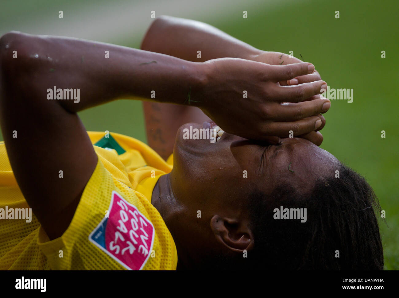 Brazil s Formiga reacts during the quater-final soccer match of FIFA ...
