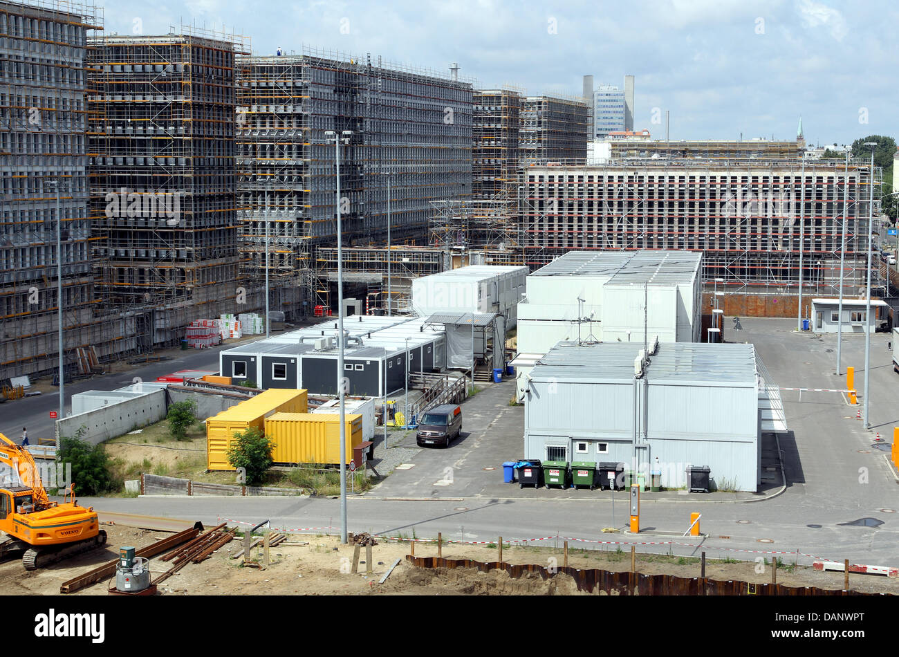 The shell construction of the Federal Intelligence Service (BND) is ...