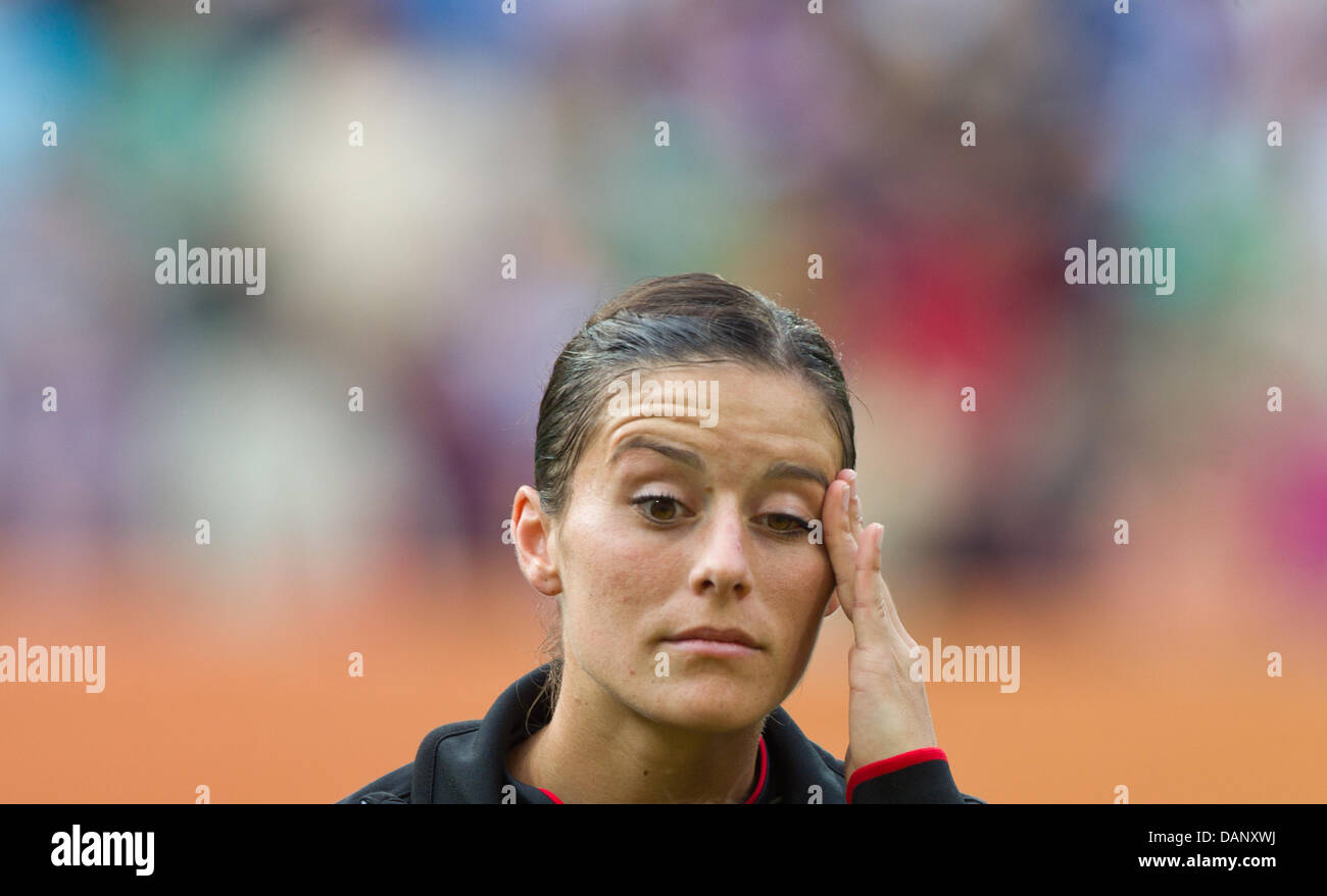 USA`s Alex Krieger before the quarter-final soccer match of the FIFA ...