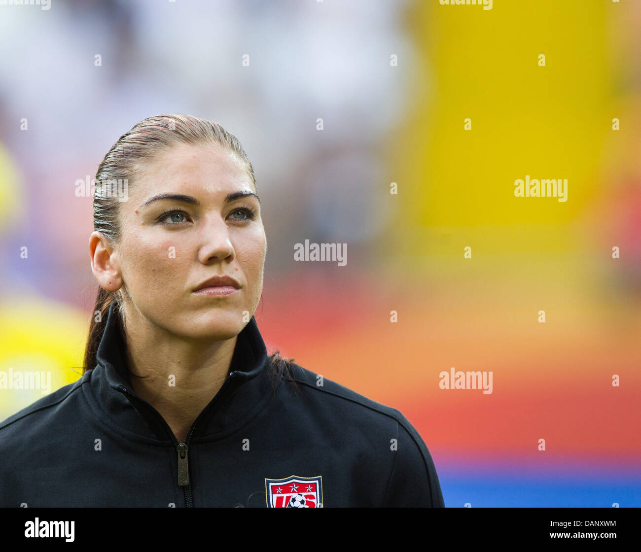 Goalkeeper of USA Hope Solo during the quarter-final soccer match of ...