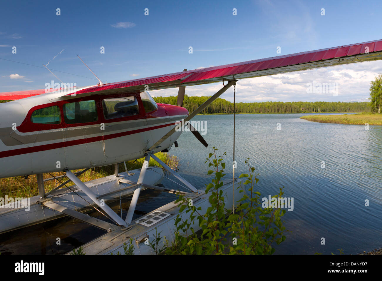 airplane on lake Stock Photo - Alamy