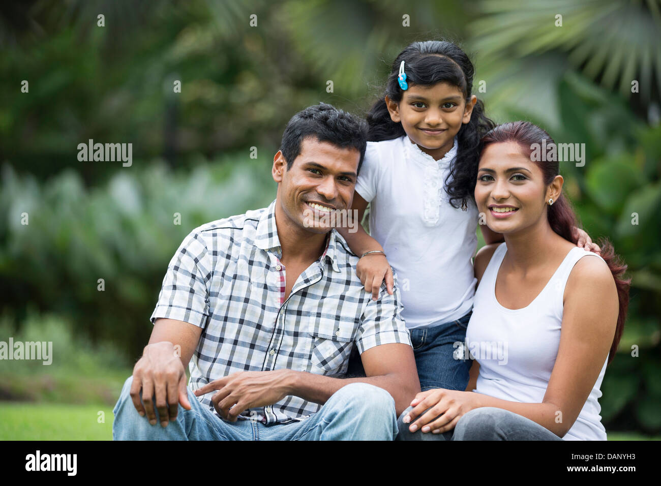 Indian father and daughter hi-res stock photography and images - Alamy