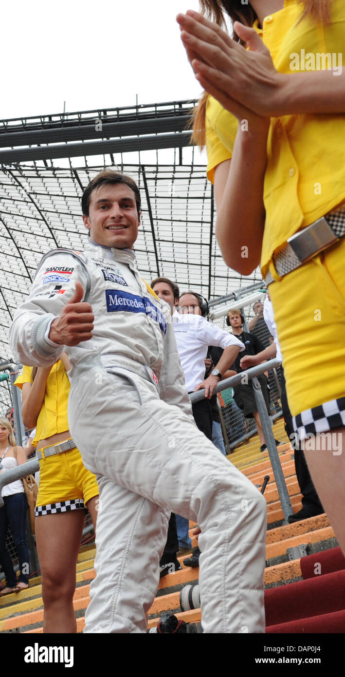 German Touring Car Masters (DTM) driver Bruno Spengler from Canada ...