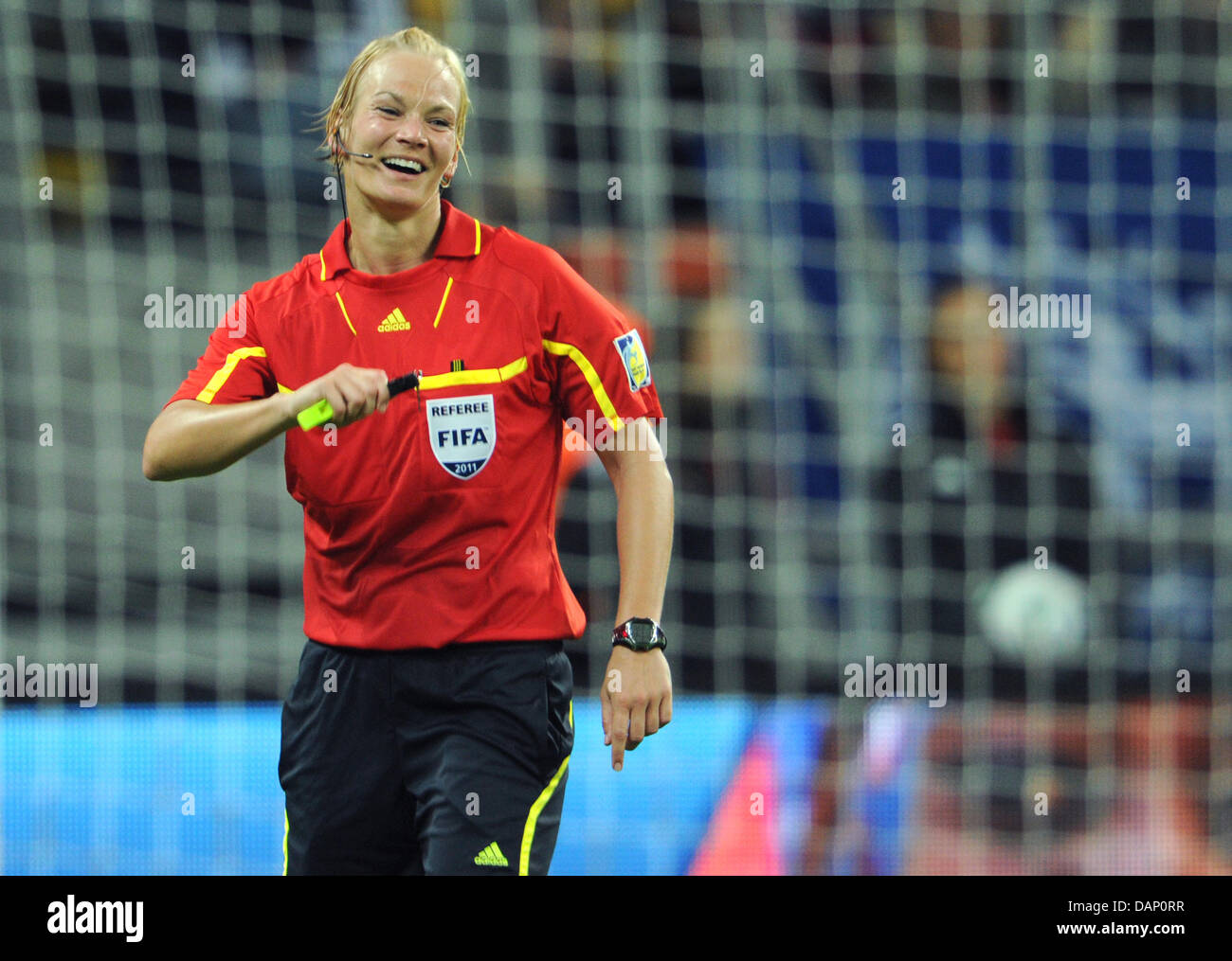 German referee Bibiana Steinhaus smiles during the FIFA Women's World ...