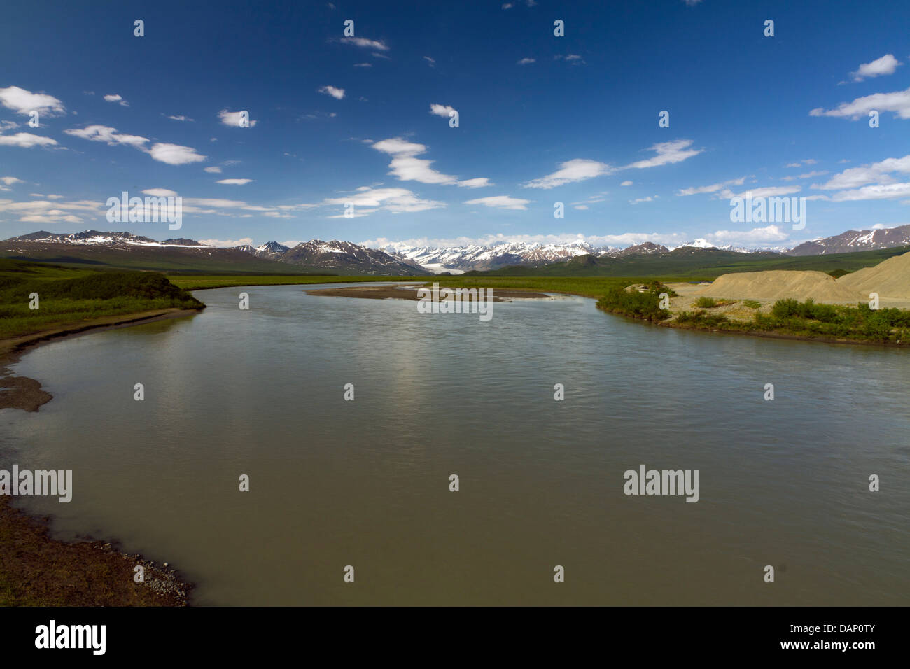 clouds over river Stock Photo - Alamy