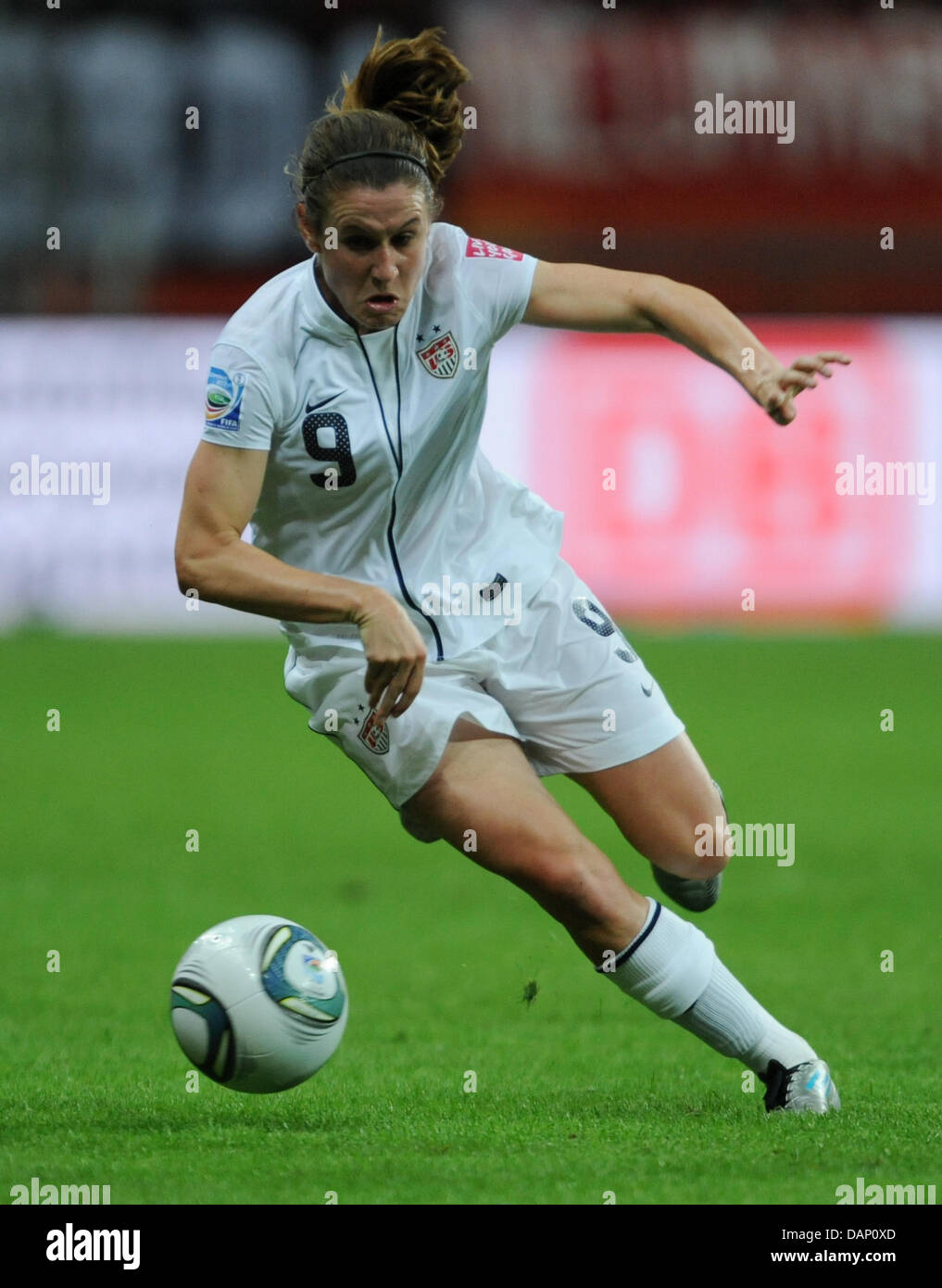 USA's Heather O'Reilly in action during the FIFA Women's World Cup ...