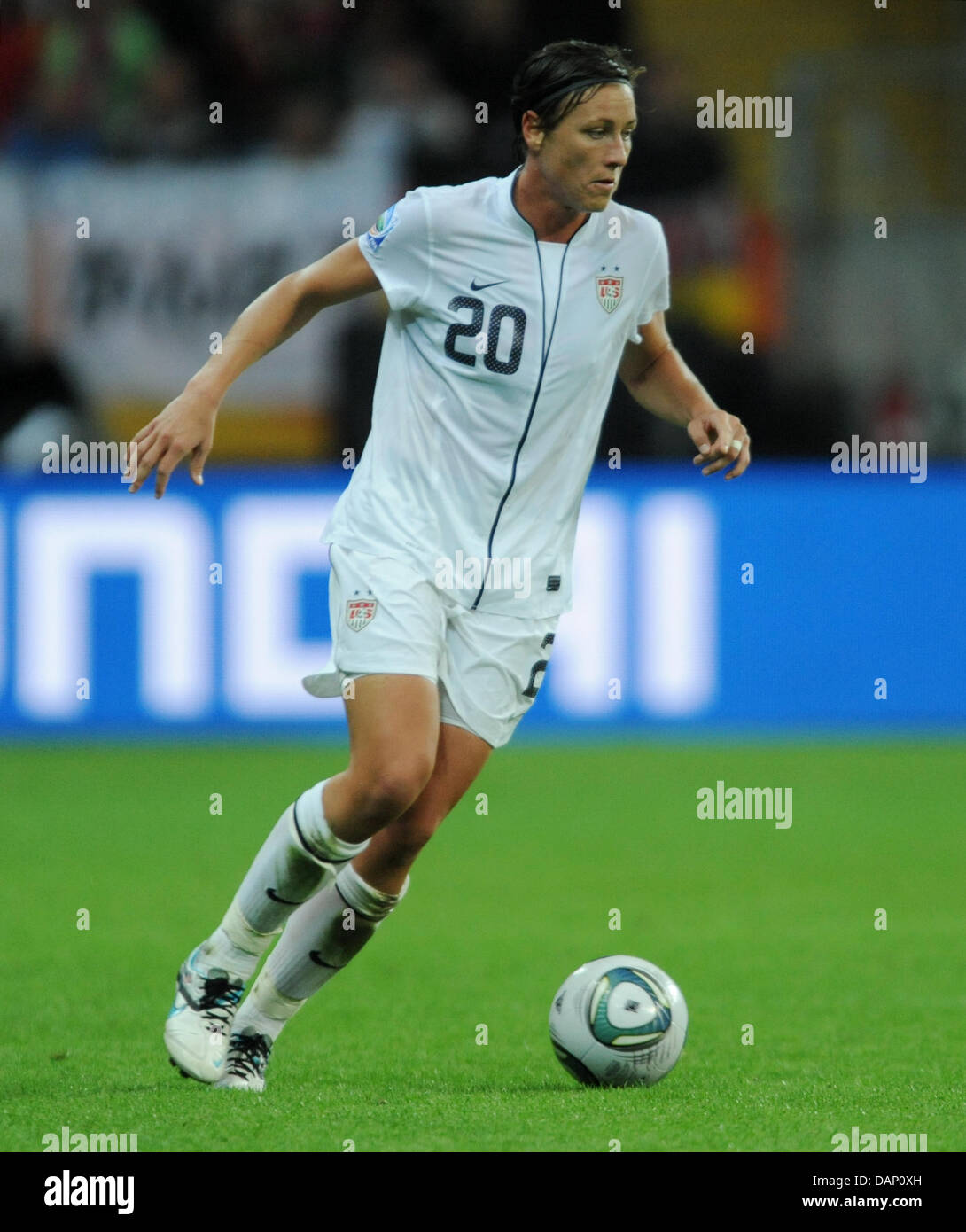 USA's Abby Wambach in action during the FIFA Women's World Cup final ...