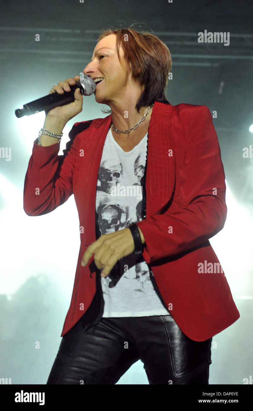 The Italian singer Gianna Nannini performs at Tonhalle in Munich ...