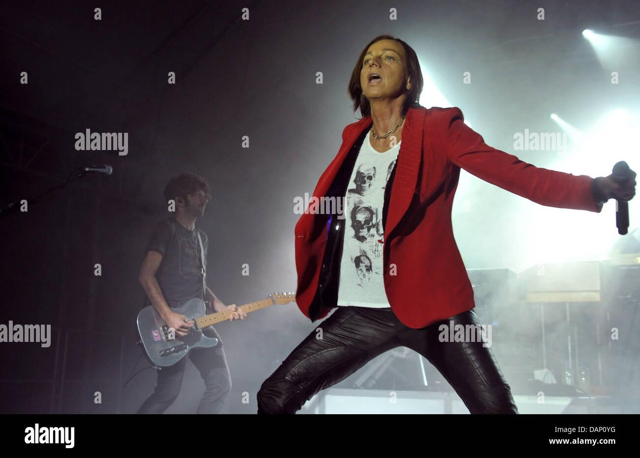 The Italian singer Gianna Nannini performs at Tonhalle in Munich ...