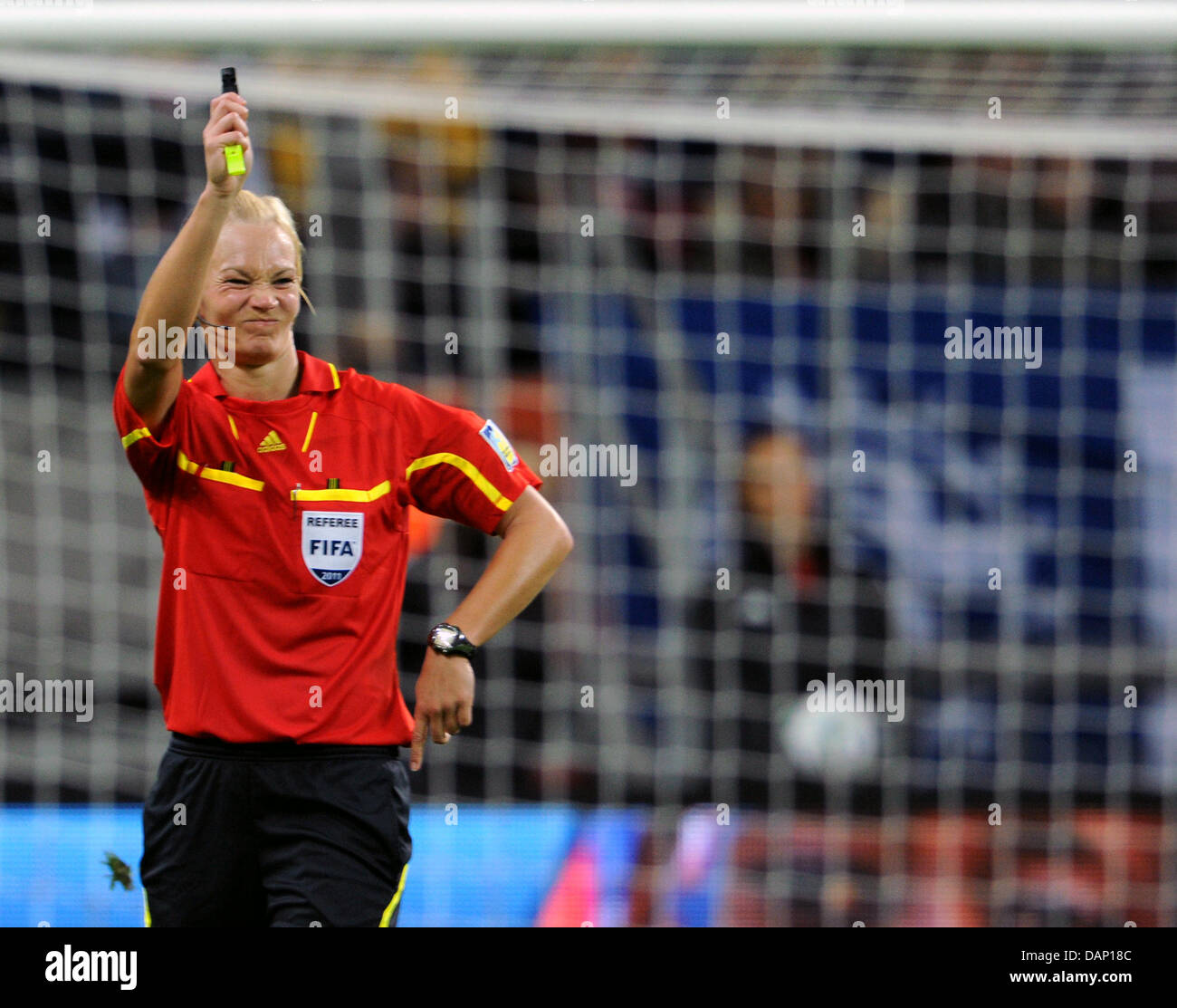 German referee Bibiana Steinhaus in action during the FIFA Women's ...