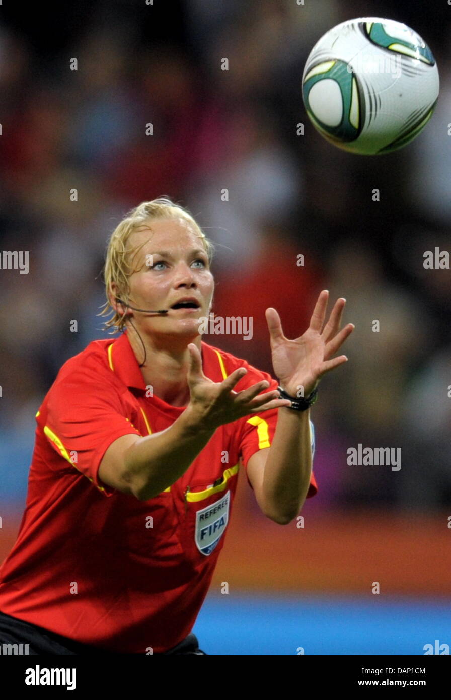 German referee Bibiana Steinhaus during the FIFA Women's World Cup ...