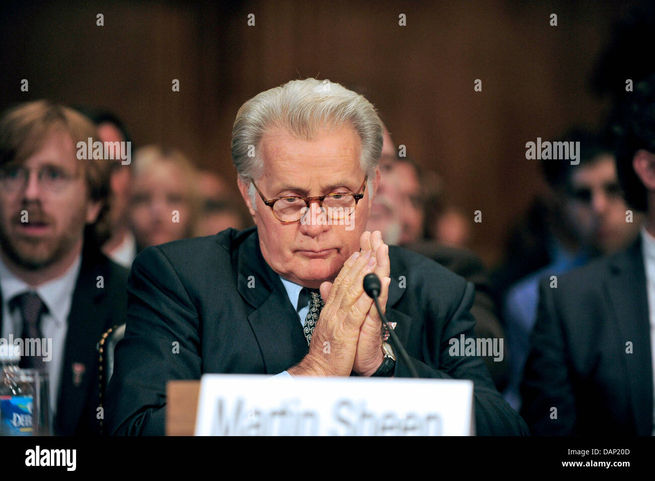 Actor Martin Sheen testifies during a hearing before the United States ...