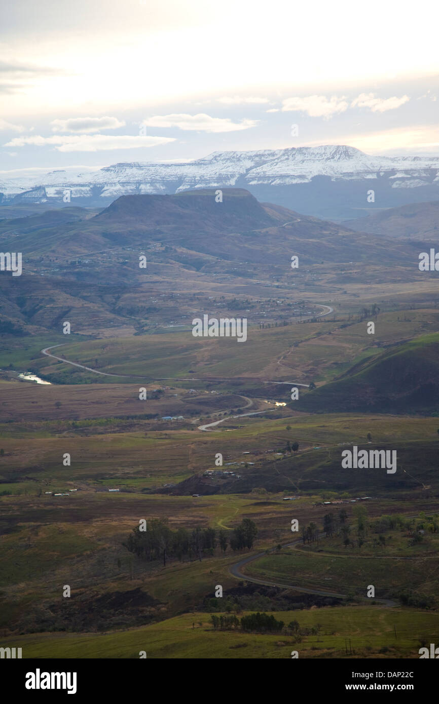 The R617 between Boston Bulwer in KwaZulu-Natal province South Africa ...