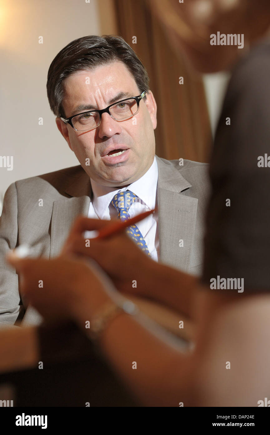 Director of the Richard Wagner Museum, Sven Friedrich, is pictured ...