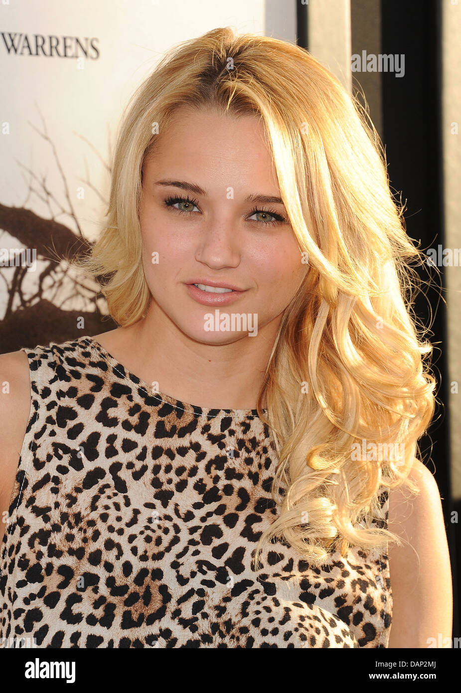 HUNTER KING US film actress in July 2013. Photo Jeffrey Mayer Stock ...