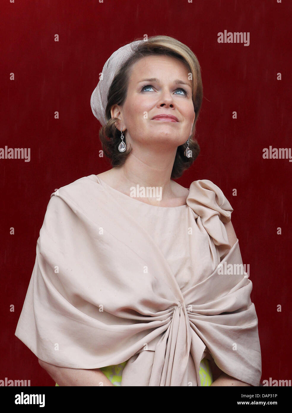 Belgium crown princess mathilde attends hi-res stock photography and ...