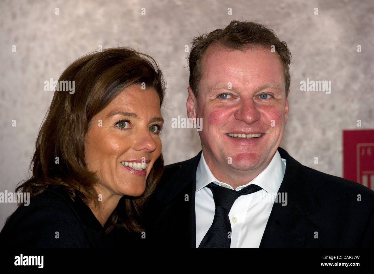 Media entrepreneur Franz Georg Strauss and his wifre Birgit arrive at ...