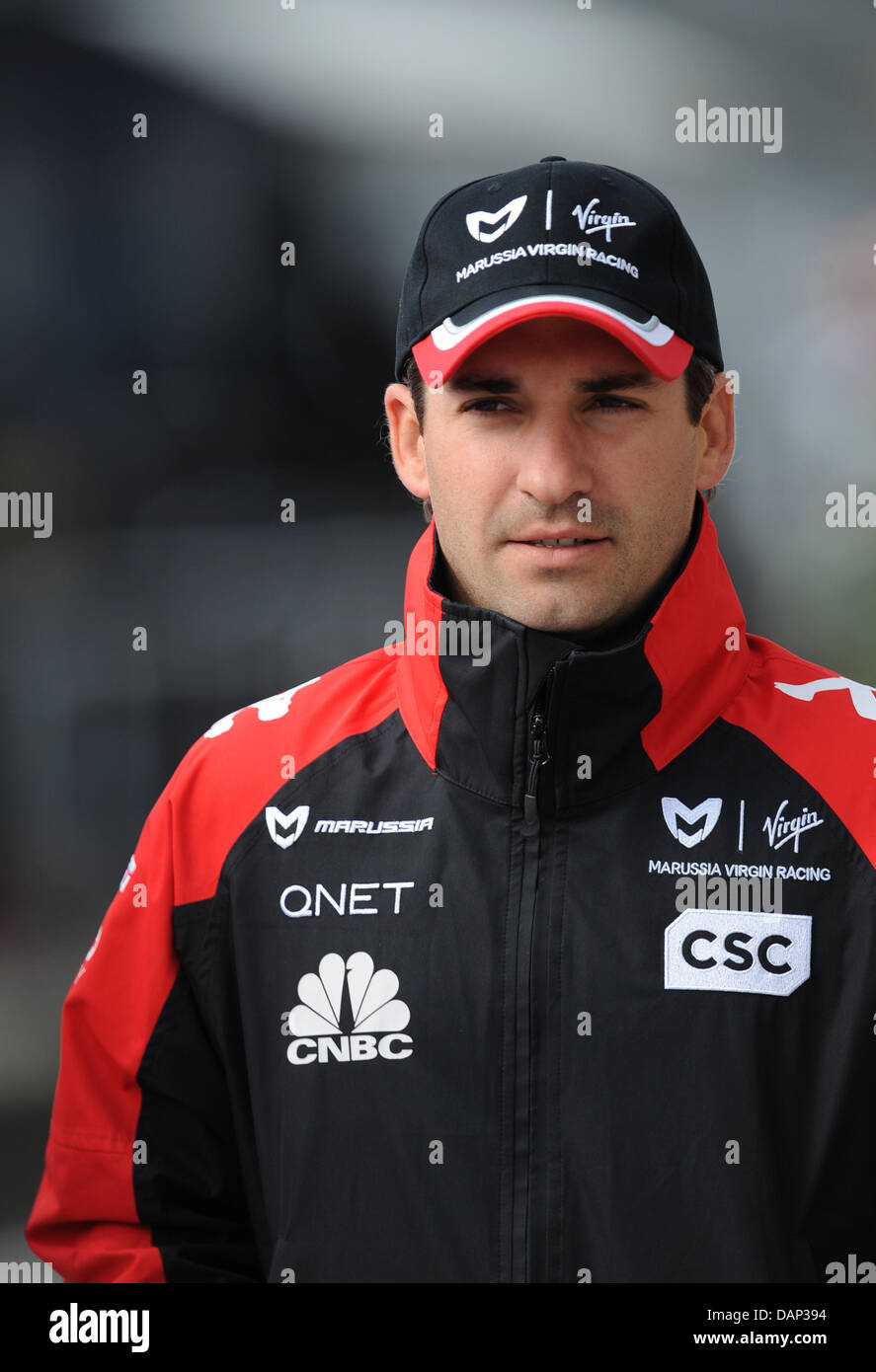 German Formula One driver Timo Glock of Virgin seen during the first ...