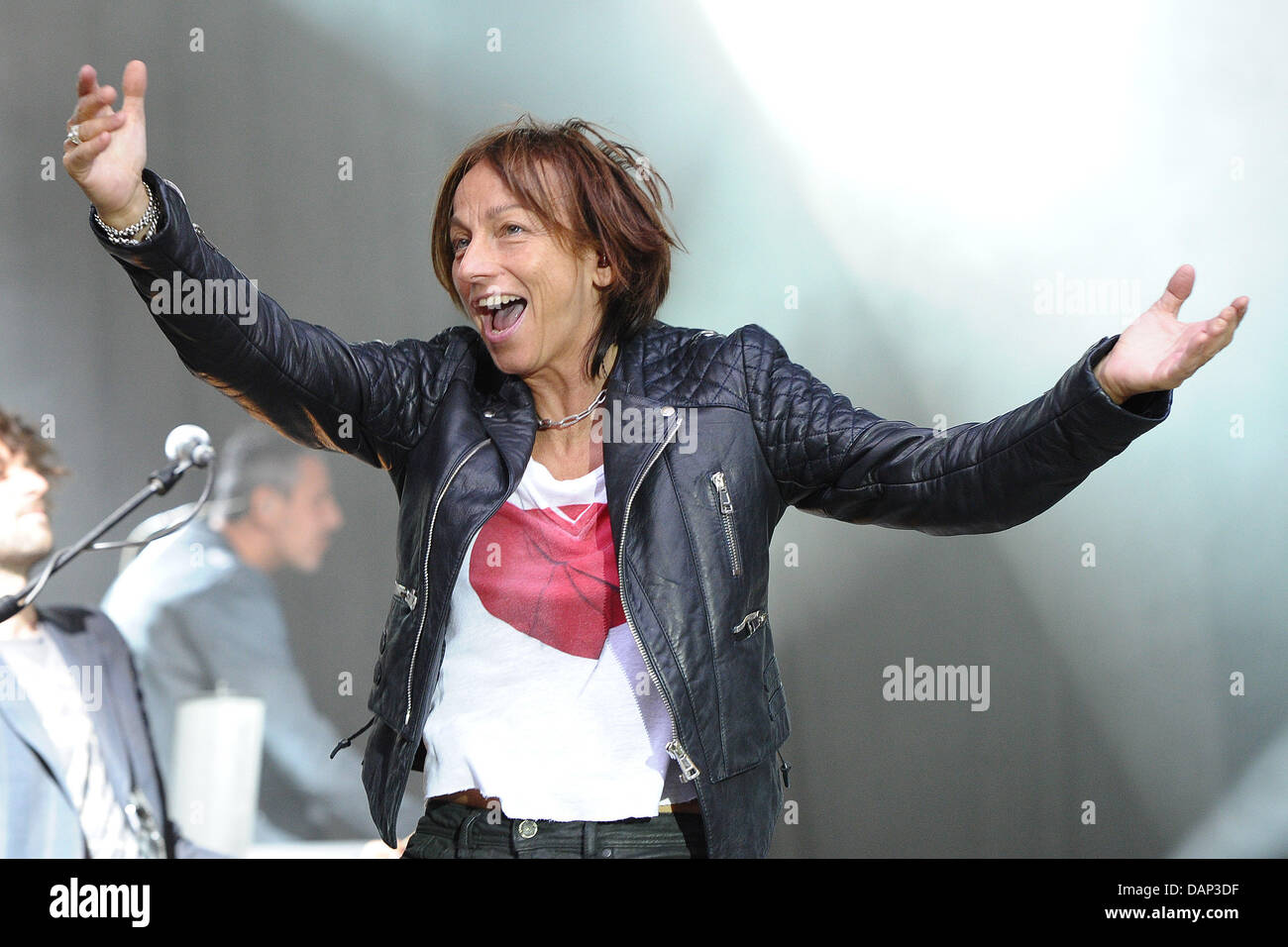 The Italian singer Gianna Nannini performs at Burg theatre in Dinslaken ...