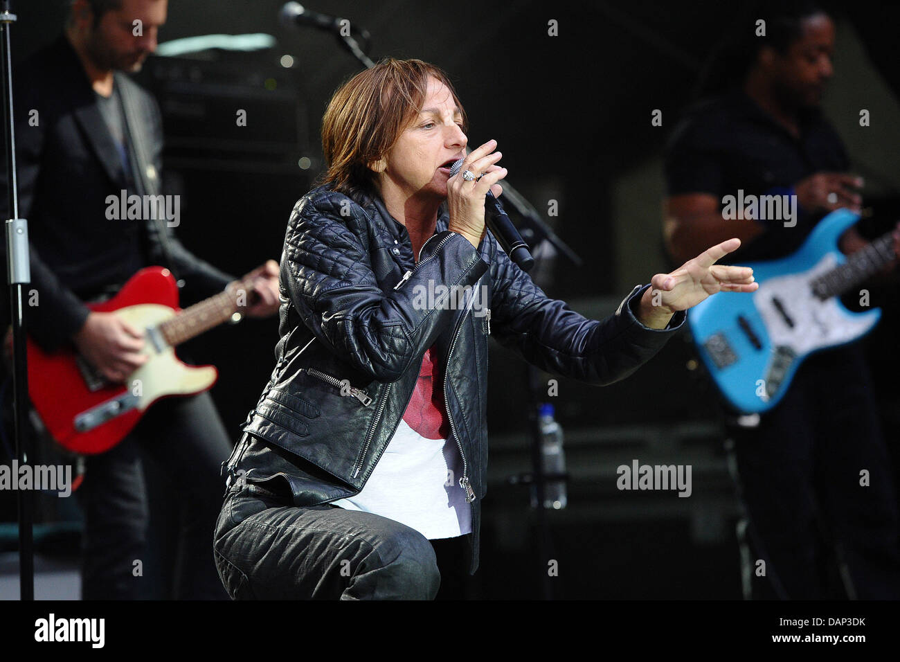 The Italian singer Gianna Nannini performs at Burg theatre in Dinslaken ...