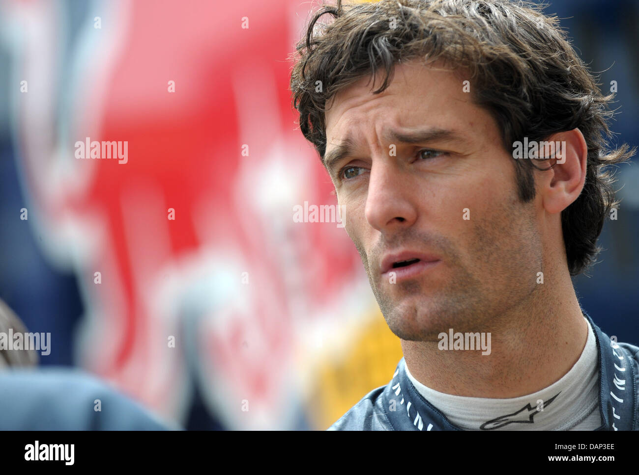 Australian Formula One driver Mark Webber of Red Bull seen during the ...