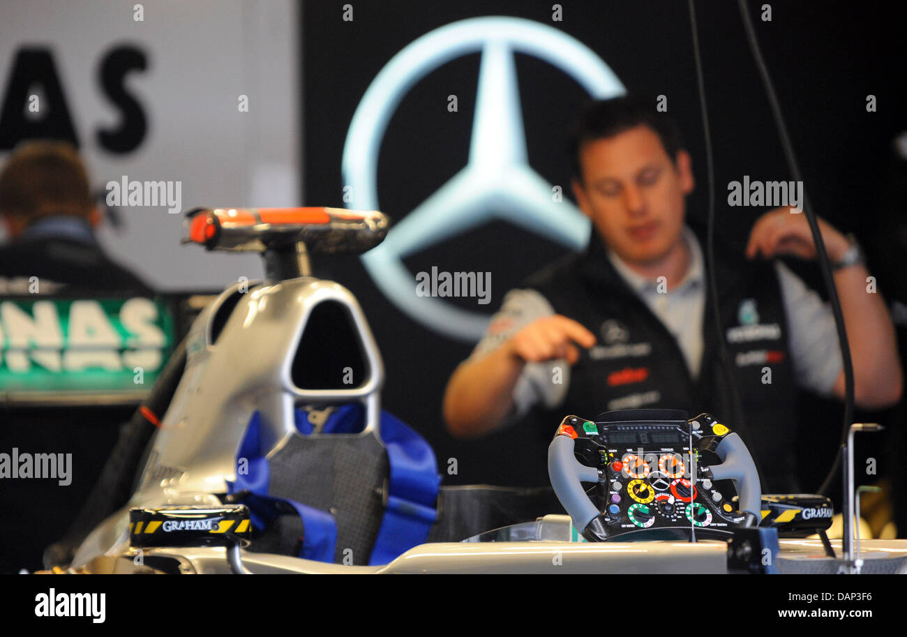 German Race Car Driver For The Mercedes Racing Team High Resolution ...