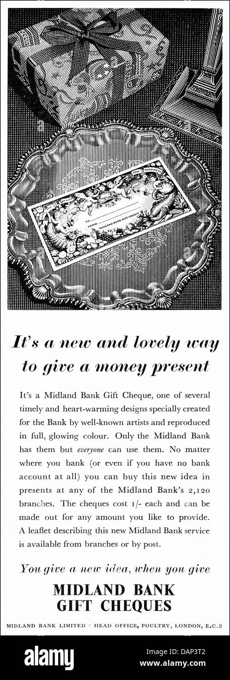 Midland bank cheque hi-res stock photography and images - Alamy