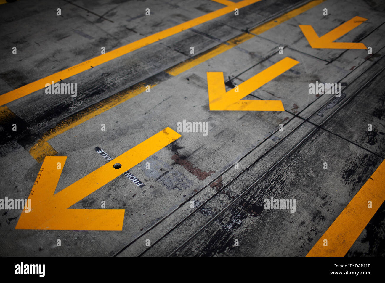 Pit lane marking hi-res stock photography and images - Alamy