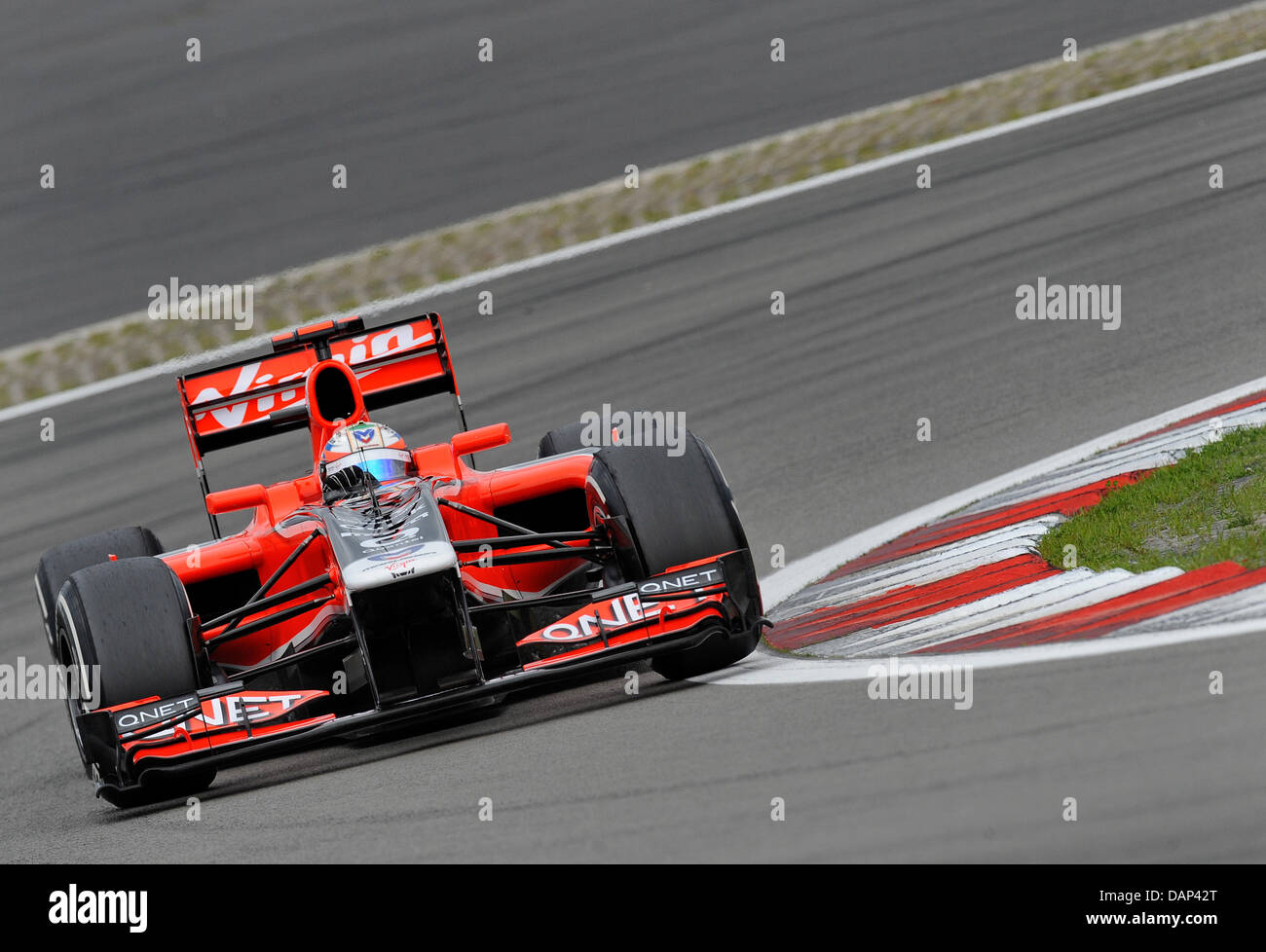 German Formula One driver Timo Glock of Virgin in action during the ...